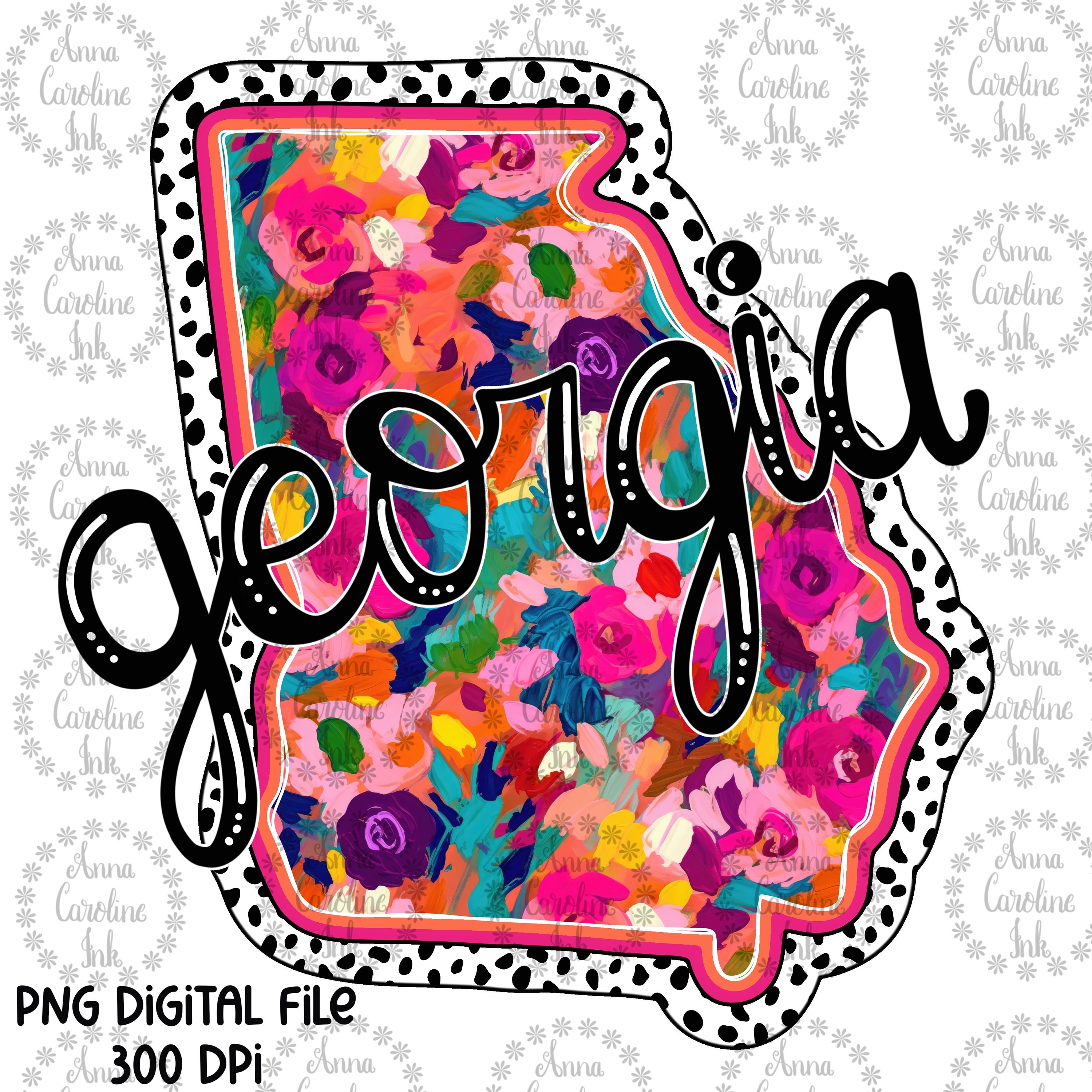 State PNG Georgia PNG Decals State Digital Download Car Decal Printable ...