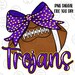 Trojan Football Mascot PNG Poke A Dot Bow PNG Football Custom Design ...