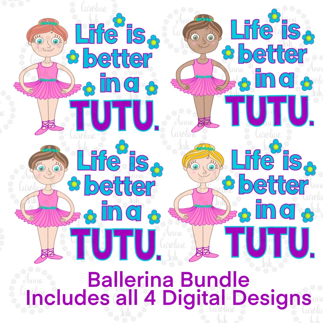 Ballerina Bundle Pngs for Sublimation|ballerina Clip Art|ballet ...