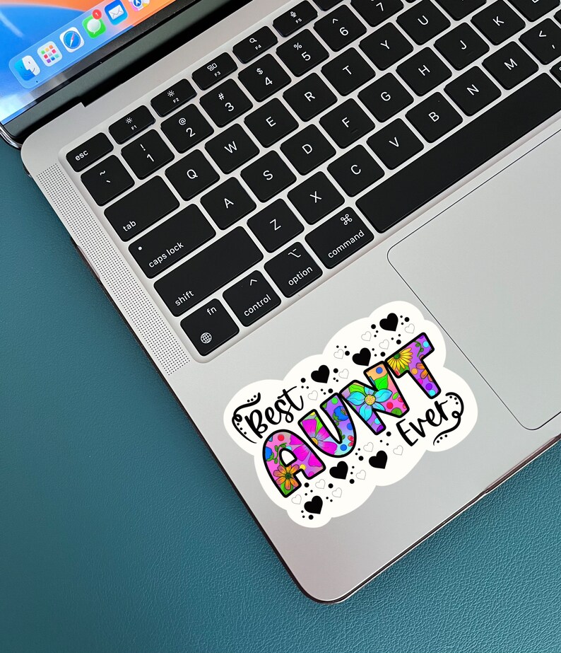 Aunt Sticker for Laptop or Water Bottle, Best Aunt Ever Sticker, Gift ...