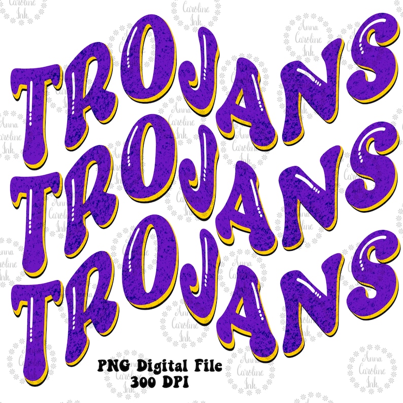 Trojan Football Mascot PNG Trojans PNG Design|purple and Gold School ...