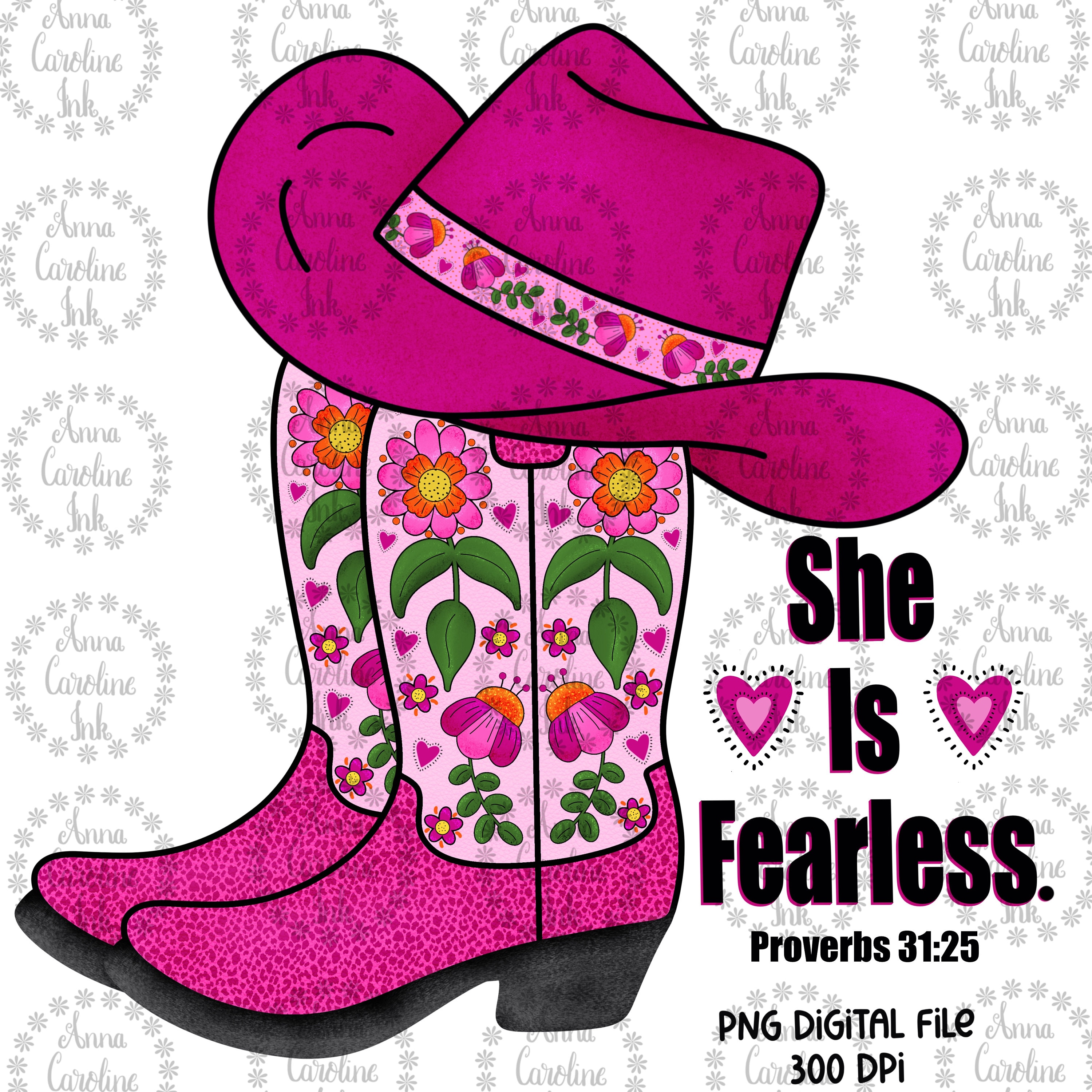 Christian Floral Cowboy Boot PNG File | Sublimation Design | DTF Shirt ...