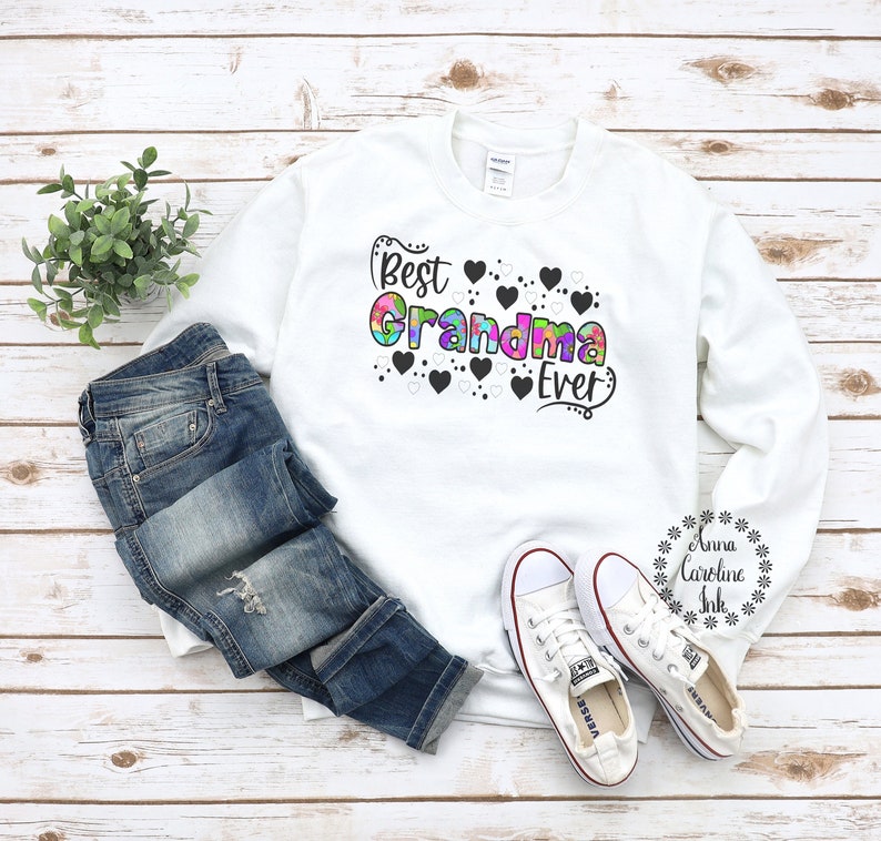 Best Grandma Ever Sublimation|mom PNG Digital File|hand Drawn Digital ...
