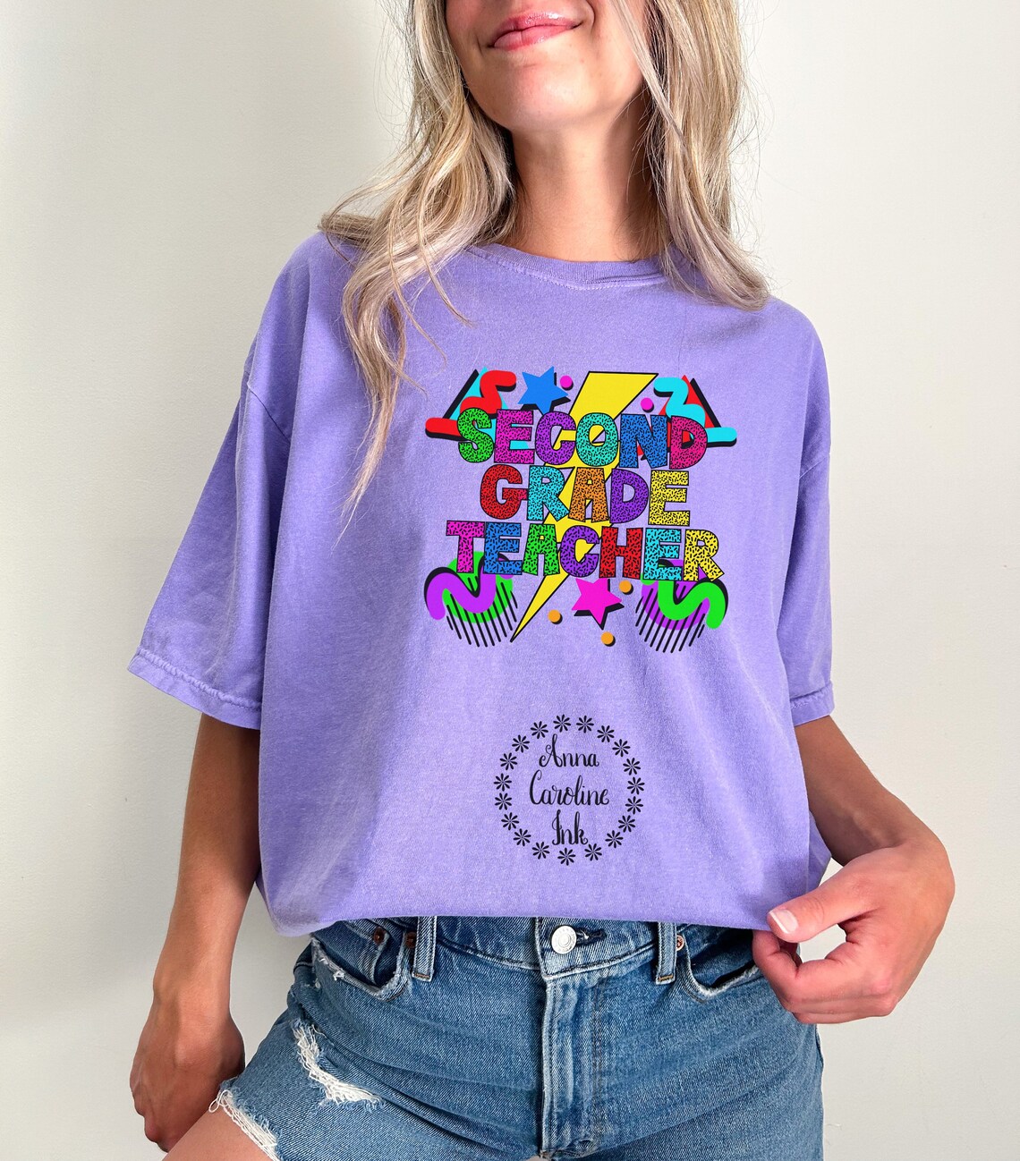 Second Grade Teacher Tshirt Design PNG File for Sublimation|second ...