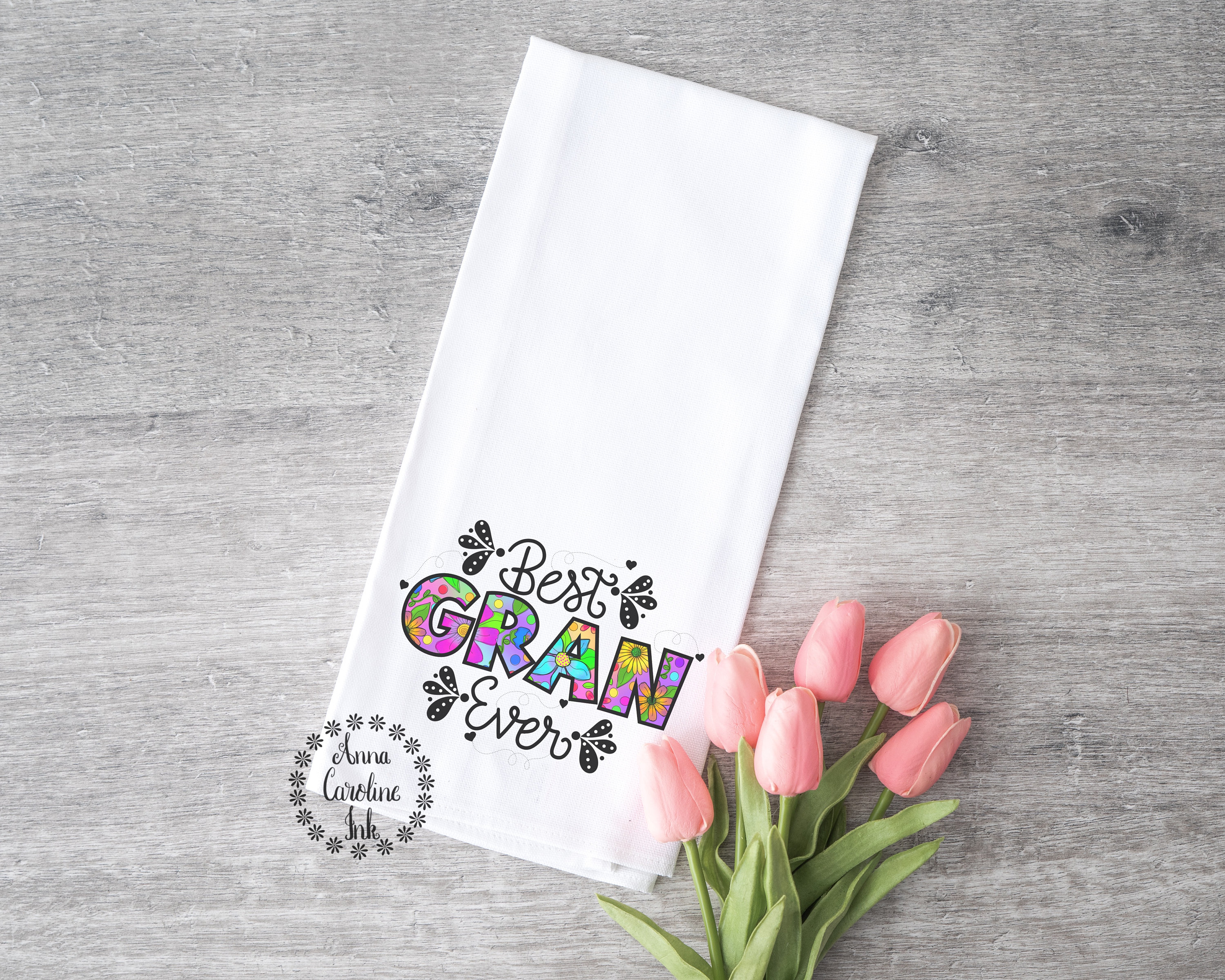 Best Gran Ever PNG for Sublimationmom PNG Digital Filehand Drawn ...