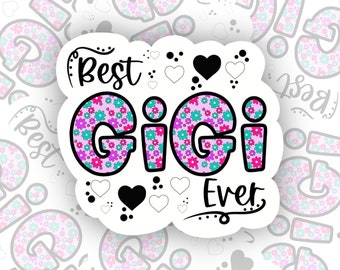Best Gigi Sticker - Etsy