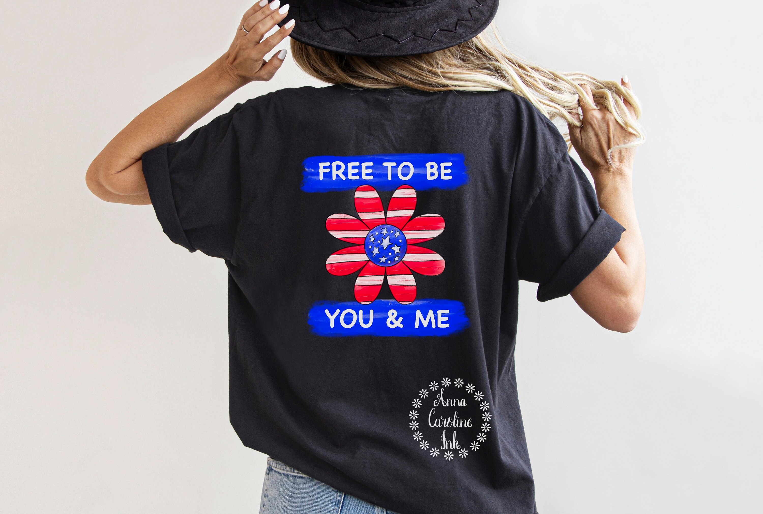 Patriotic Daisy Digital File for Sublimation|daisy Flag Clip Art ...