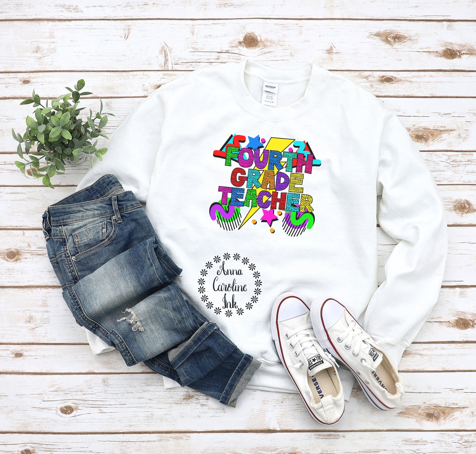 Fourth Grade Teacher Tshirt Design PNG File for Sublimation|fourth ...