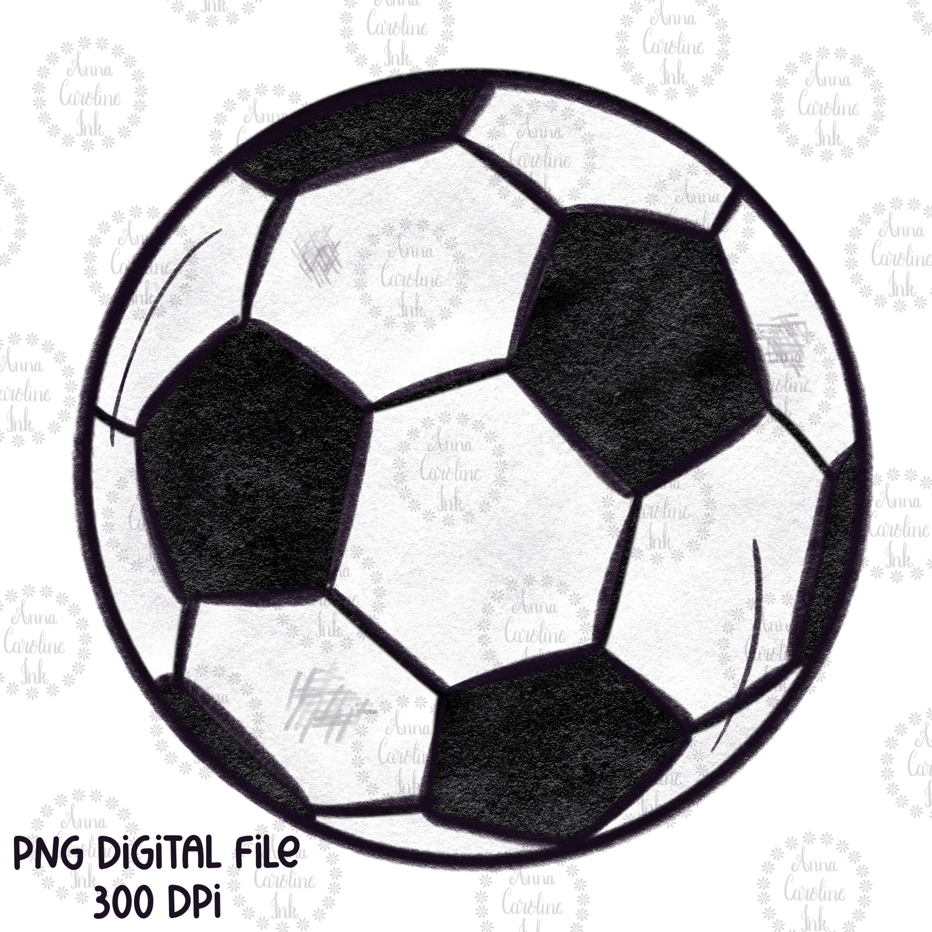 Soccer Ball Digital File for Heat Transfer Sublimation|hand Drawn ...