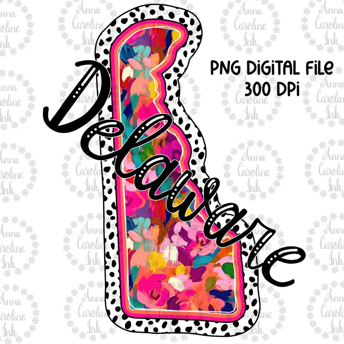 State PNG Delaware PNG Decals State Digital Download Car Decal ...