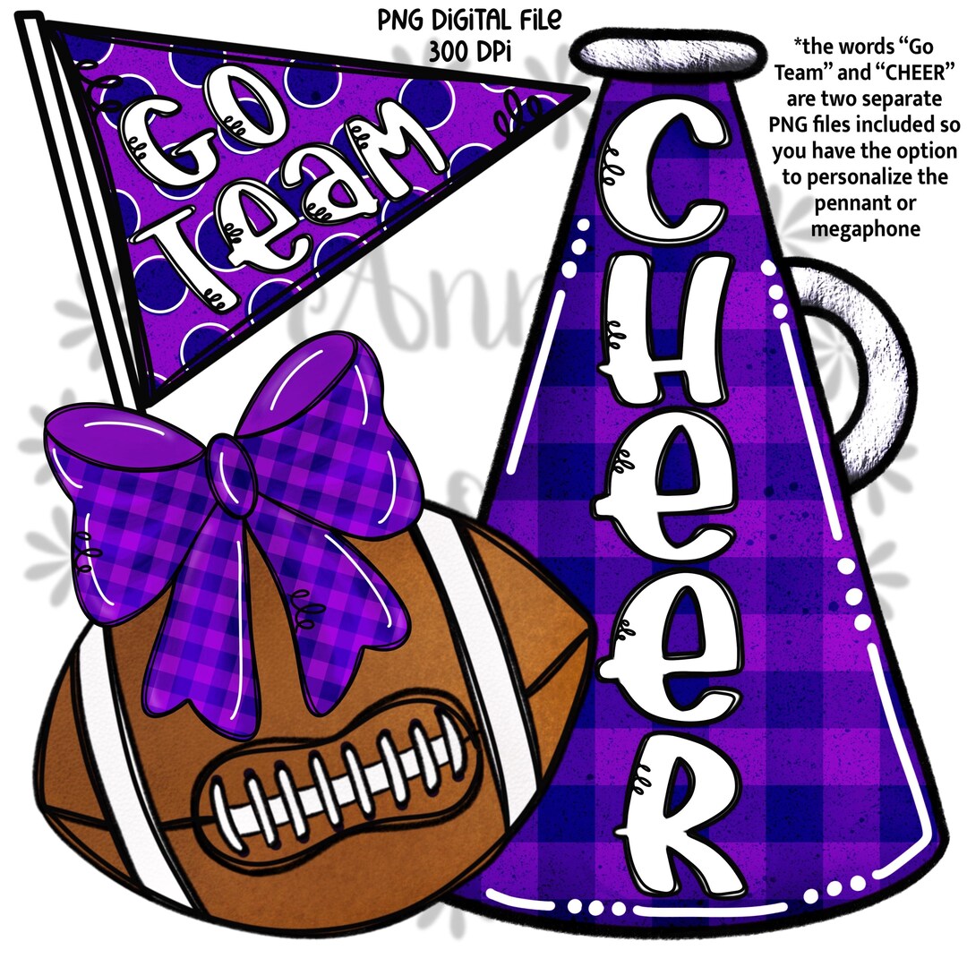 Cheer Pom Poms Megaphone PNG Bow Megaphone Cheerleader Tshirt Design ...