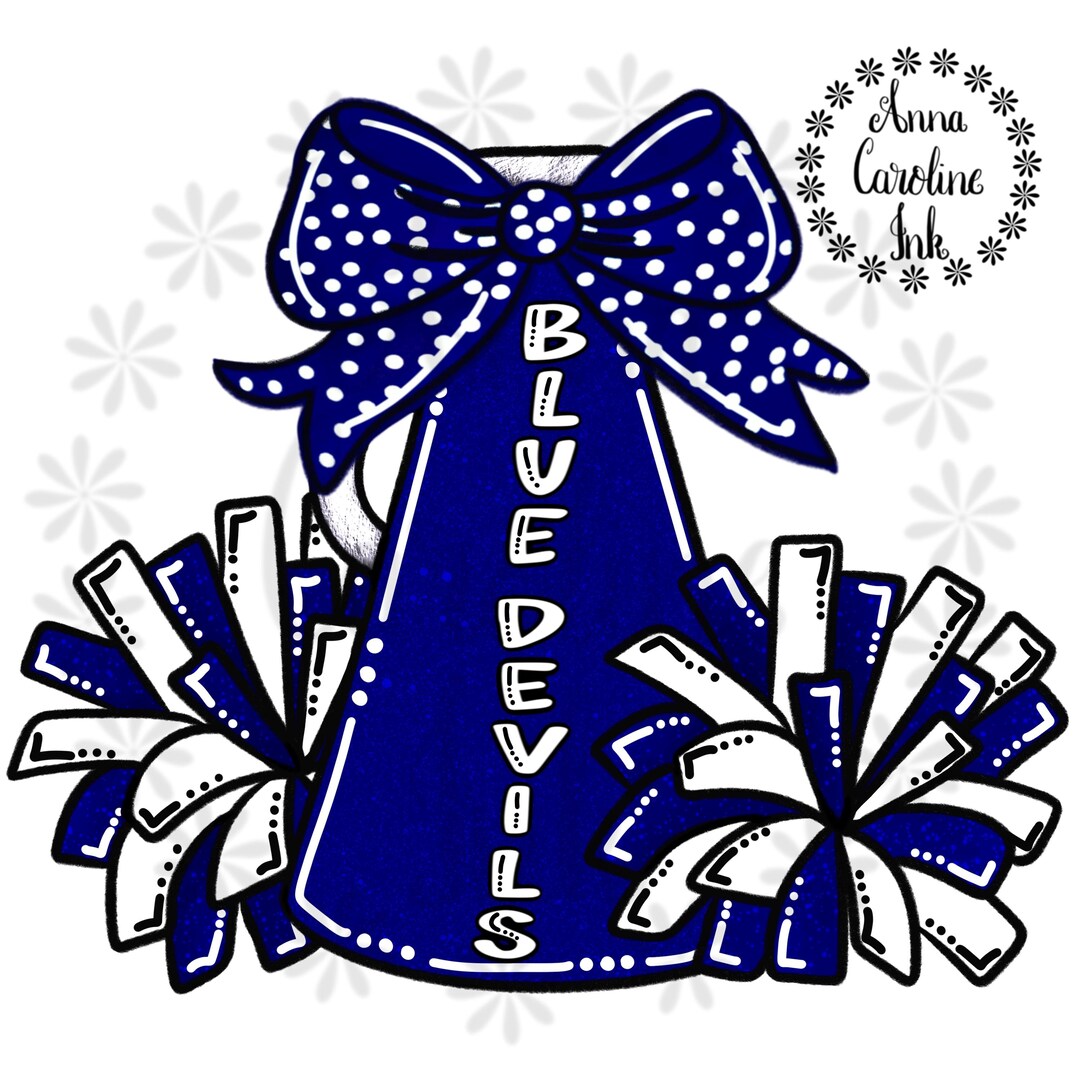 Cheer Pom Poms Megaphone PNG Bow Megaphone Cheerleader Shirt Design ...