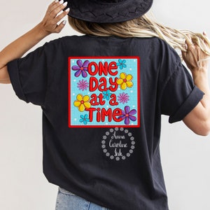 One Day at a Time PNG Digital File for Sublimationretro Hippie PNG ...