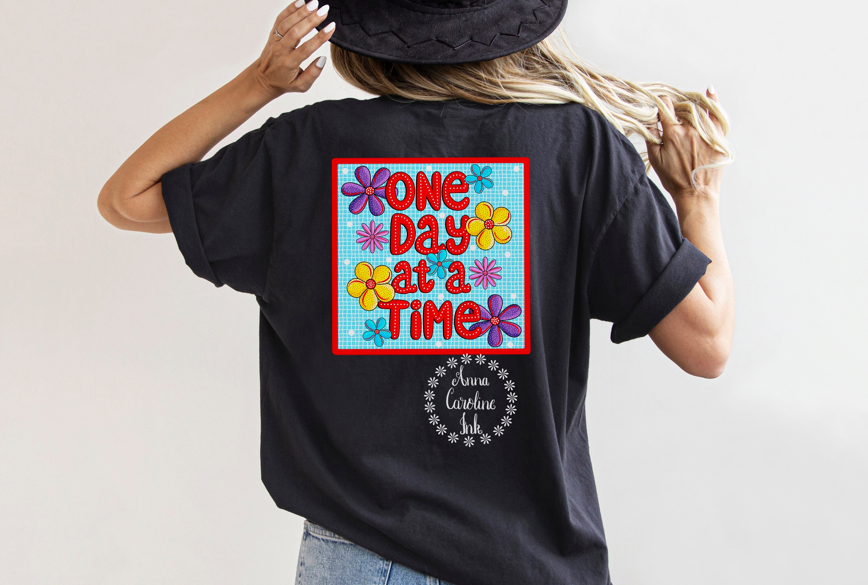 One Day at a Time PNG Digital File for Sublimationretro Hippie PNG ...