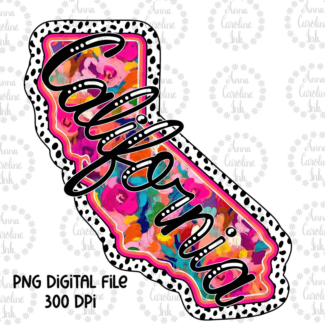 State PNG California PNG Decals State Digital Download Car Decal ...