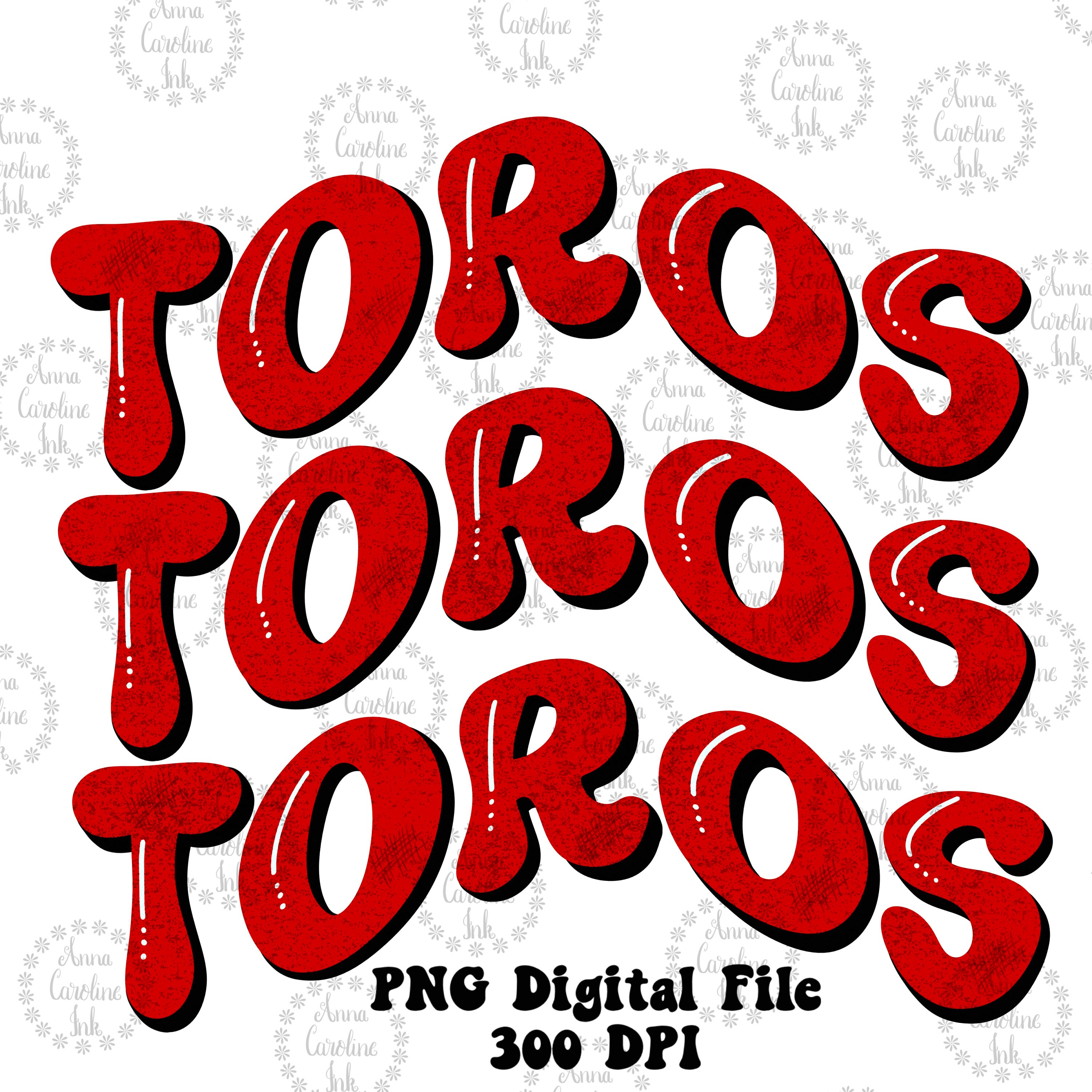 Toros Bull Football Mascot PNG Design|red and Black School Spirit ...