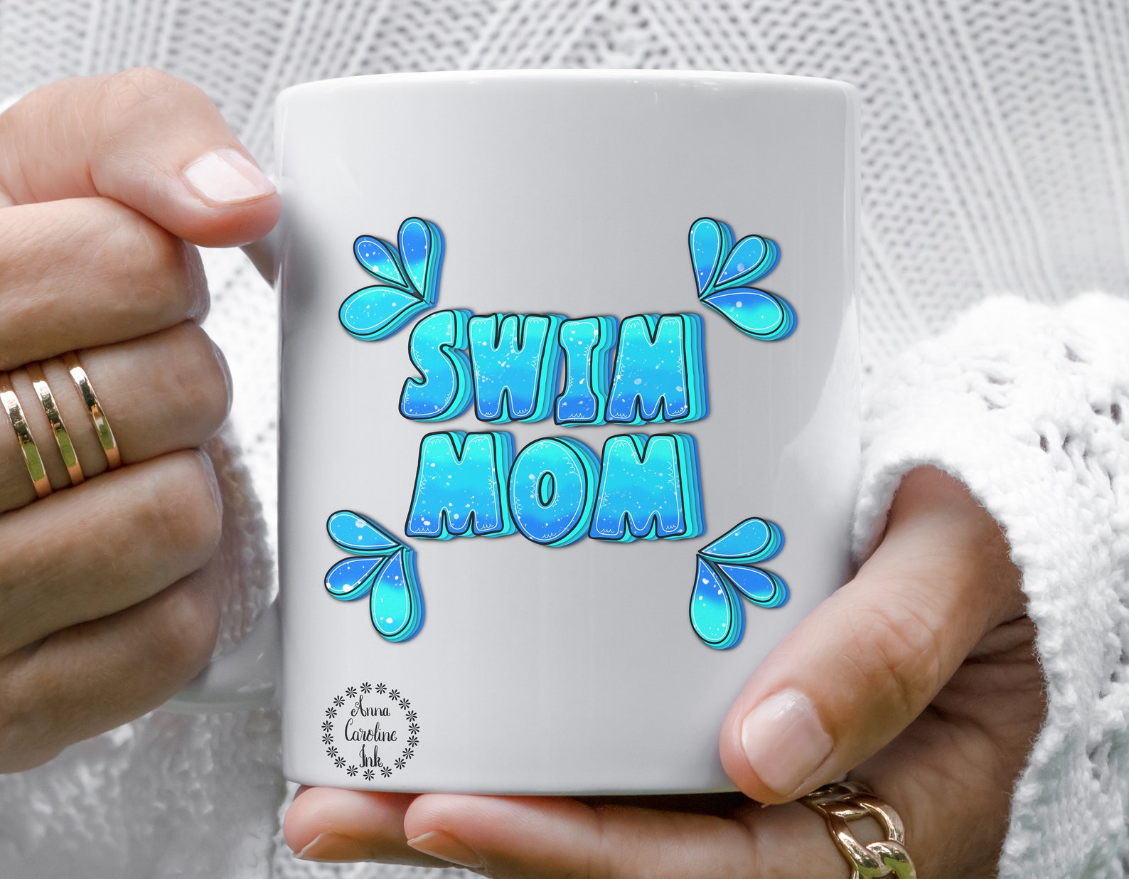 Swim Mom PNG | Hand Drawn Sublimation Design (digital Download) - Etsy