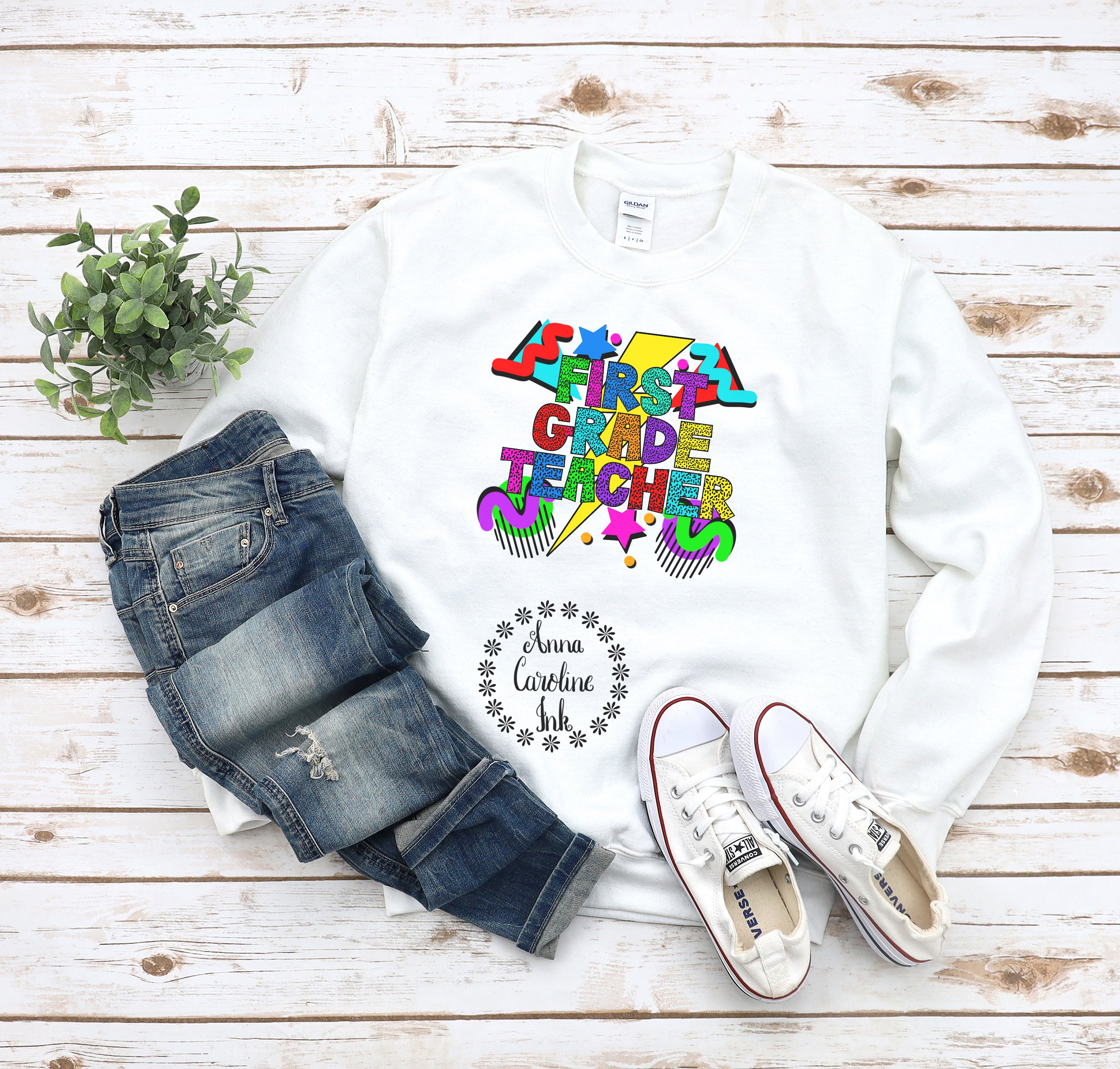 First Grade Teacher Tshirt Design PNG File for Sublimation|first Grade ...