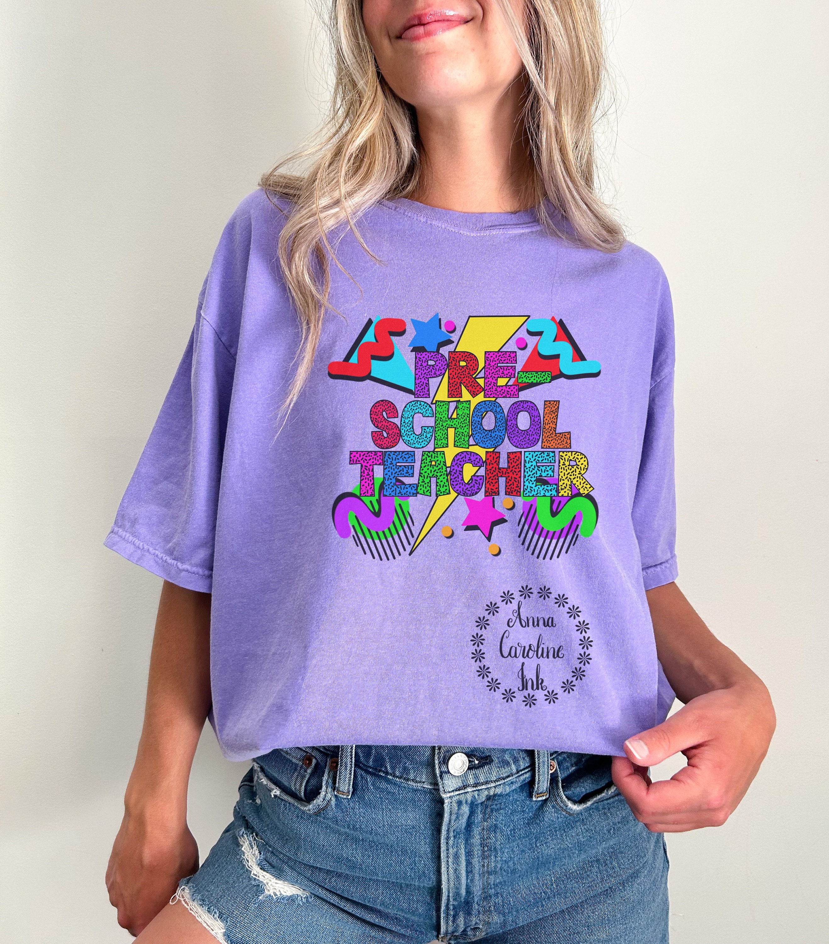 Preschool Teacher Tshirt Design PNG File for Sublimation|preschool ...