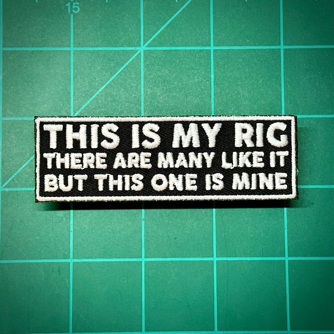 This is My Rig Camera Patch - Etsy