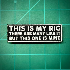 This is My Rig - Camera Patch - Etsy