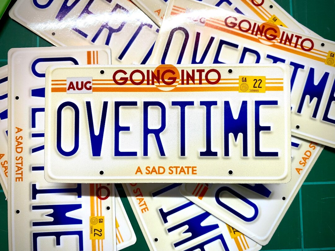 Overtime - Sticker - Etsy