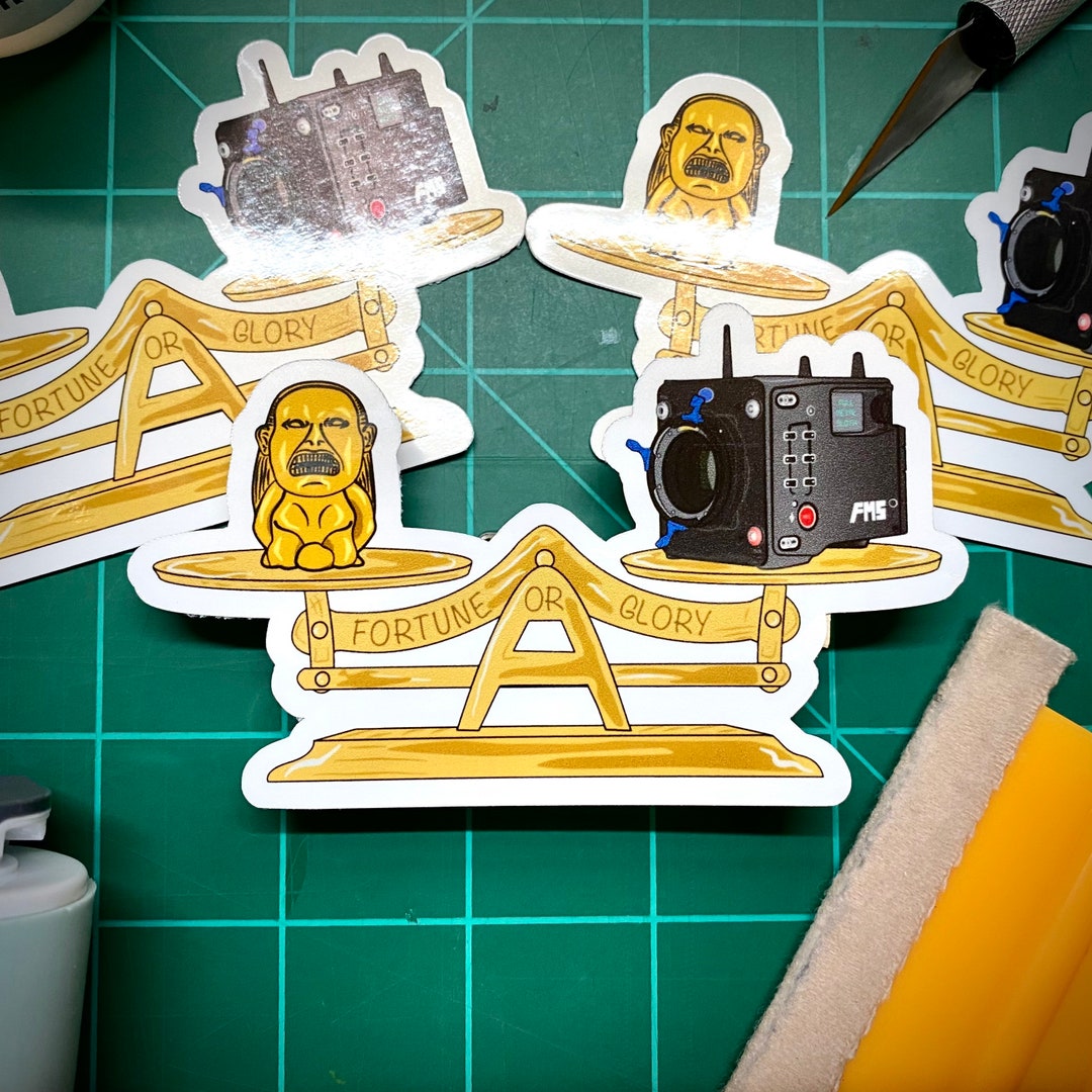Fortune or Glory - Sticker - Etsy