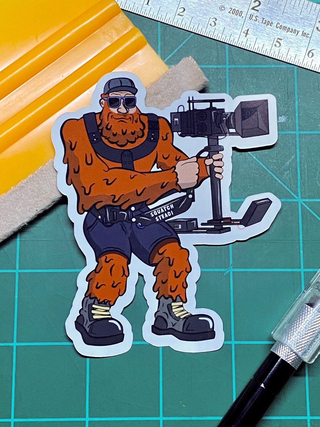 Squatch Steadi - Sticker - Etsy