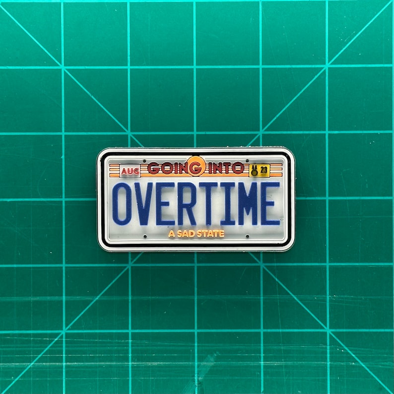 Overtime - Camera Patch - Etsy