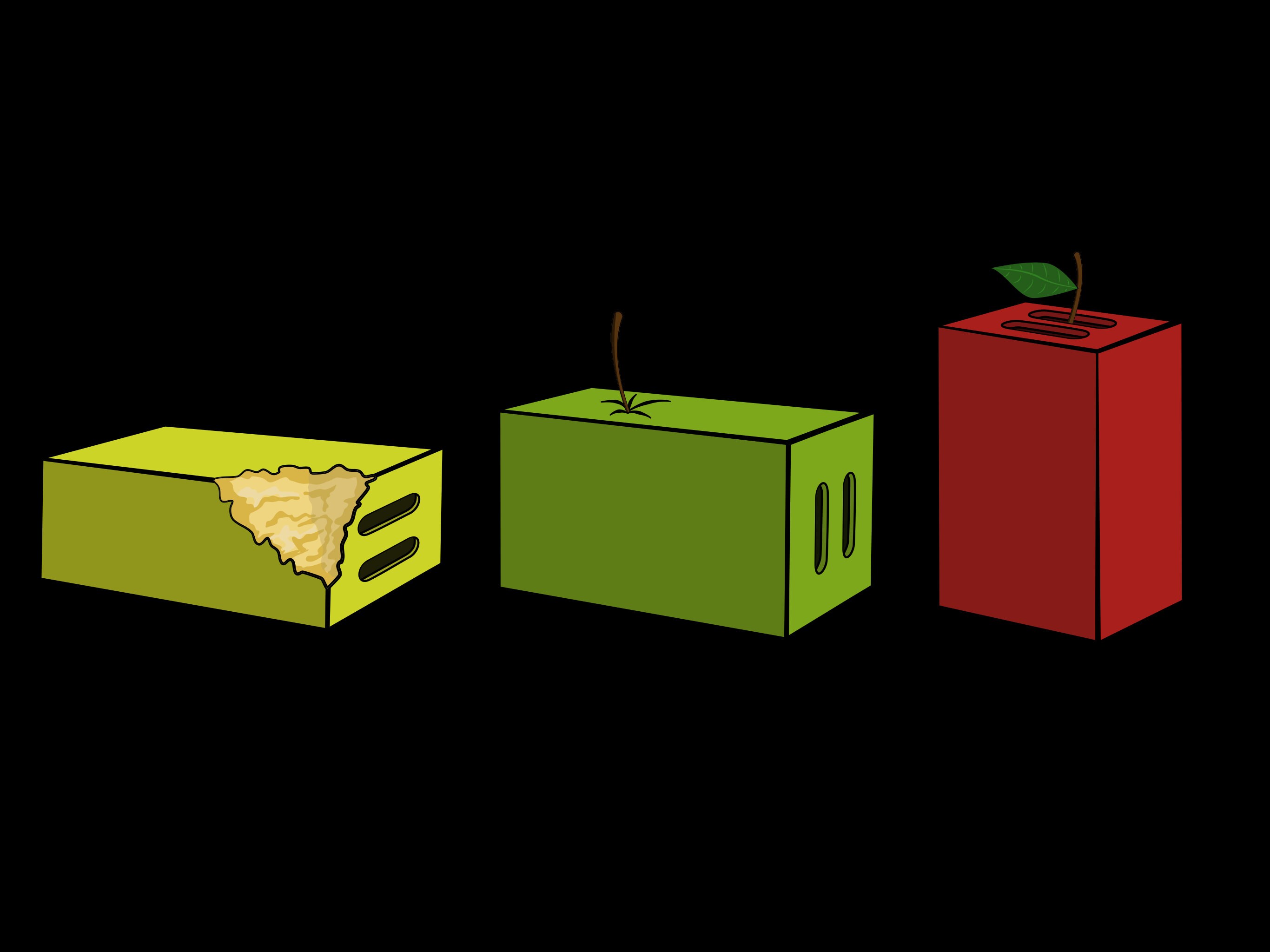 Apple Box - Sticker - Etsy