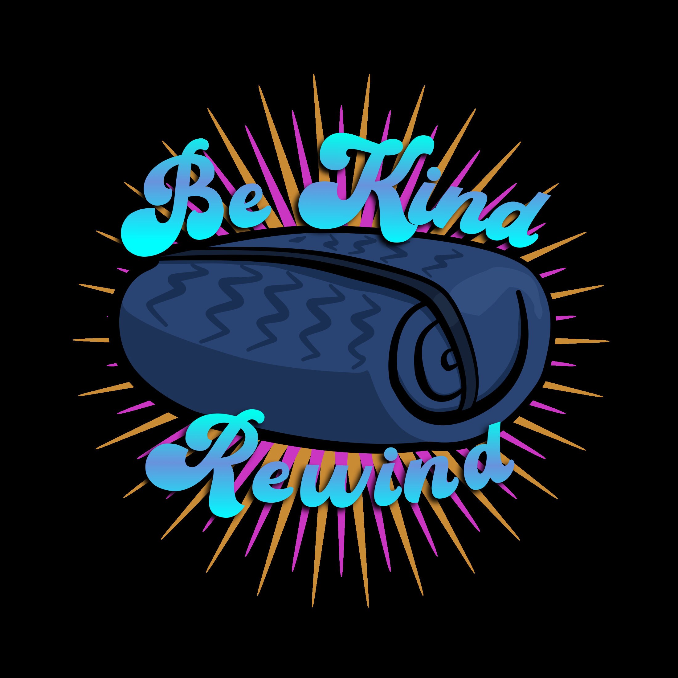 Furny "be Kind, Rewind" - Sticker - Etsy