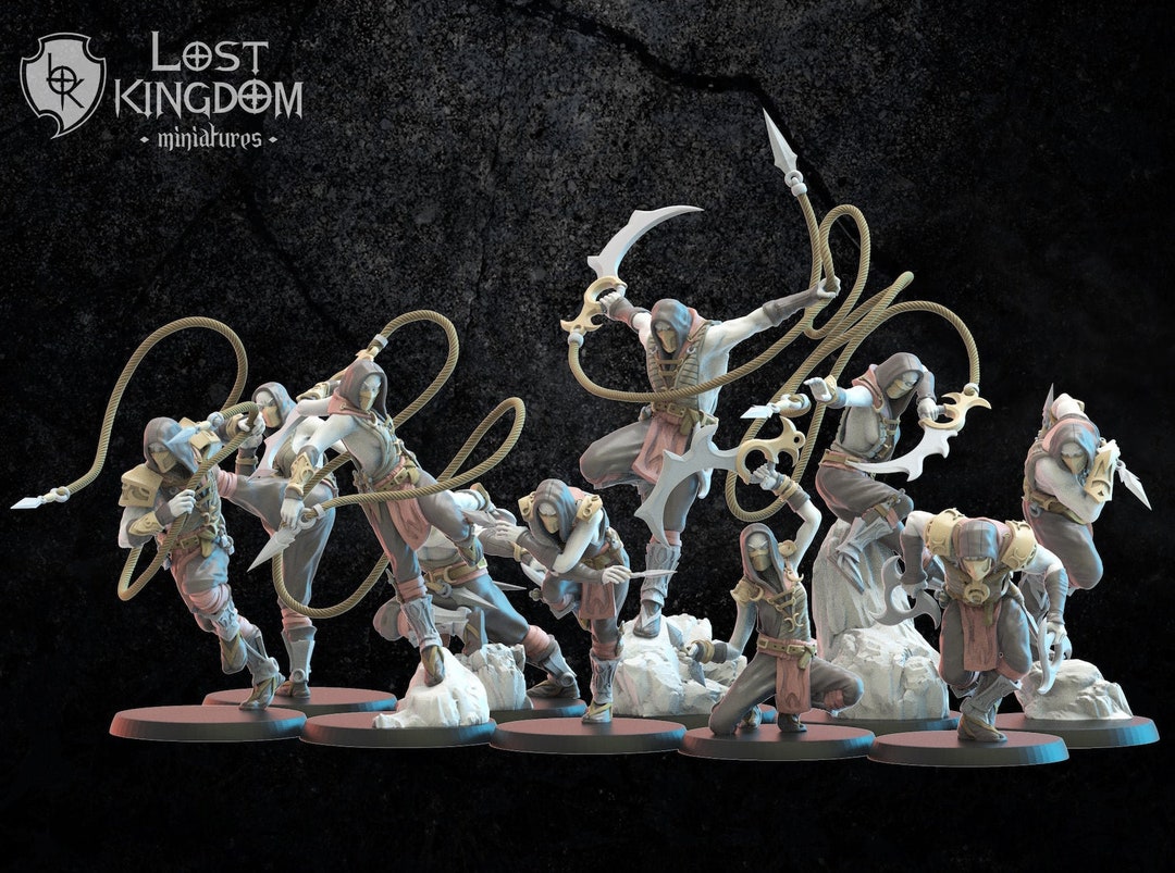 Dākumūn Shinobi | Night Elves / Dark Elves | Lost Kingdom Miniatures ...