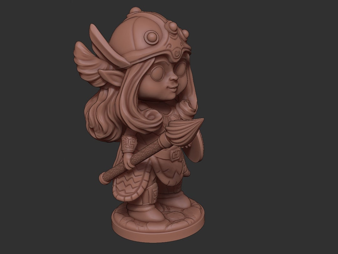 Chibi Freya | Nordic Gods | Multiple Scales | Resin 3D Printed ...