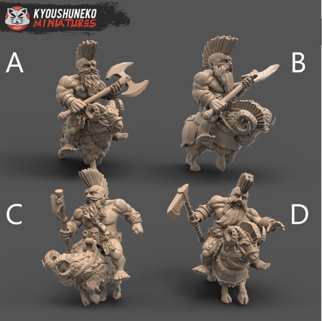 Dwarf Slayer Cavalry (two Handed Axe) | Kyoushuneko | - Etsy