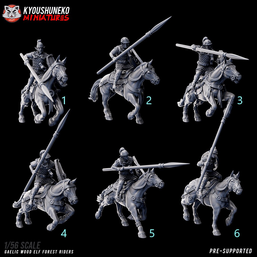 Glade Riders (gaelic Wood Elves) | Kyoushuneko | - Etsy