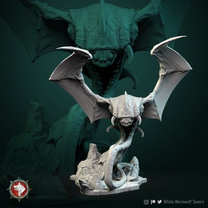 Cloaker | Monster | Resin 3D Printed Miniature | White Werewolf Tavern ...