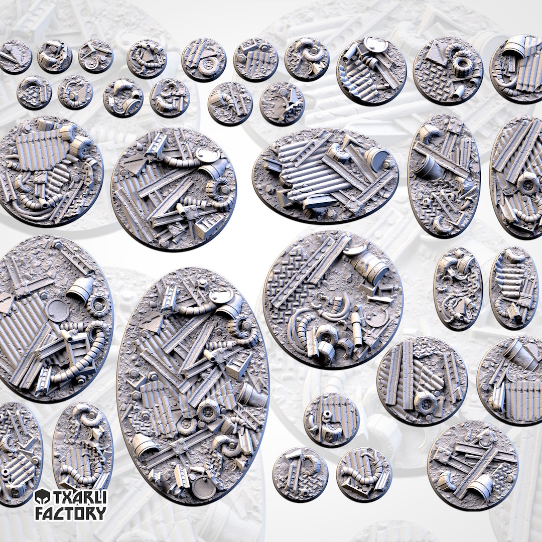 Scrap Bases (round) | 8K Resin | Txarli Factory - Etsy