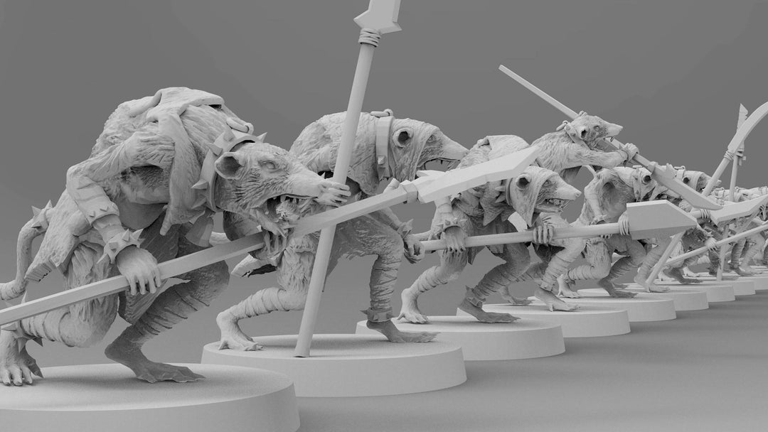 Ratmen Slaves spears Ratmen Resin 3D Printed Miniature Warhammer Proxy ... Ratmen Slaves spears Ratmen Resin 3D Printed Miniature Warhammer Proxy ...