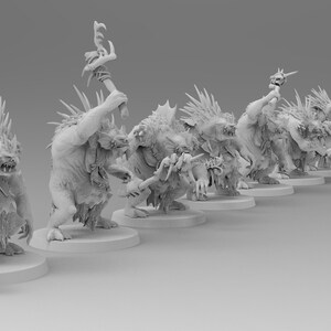Aquatic Trolls Many Poses Gitz and Gobboz Resin 3D Printed Miniatures ...
