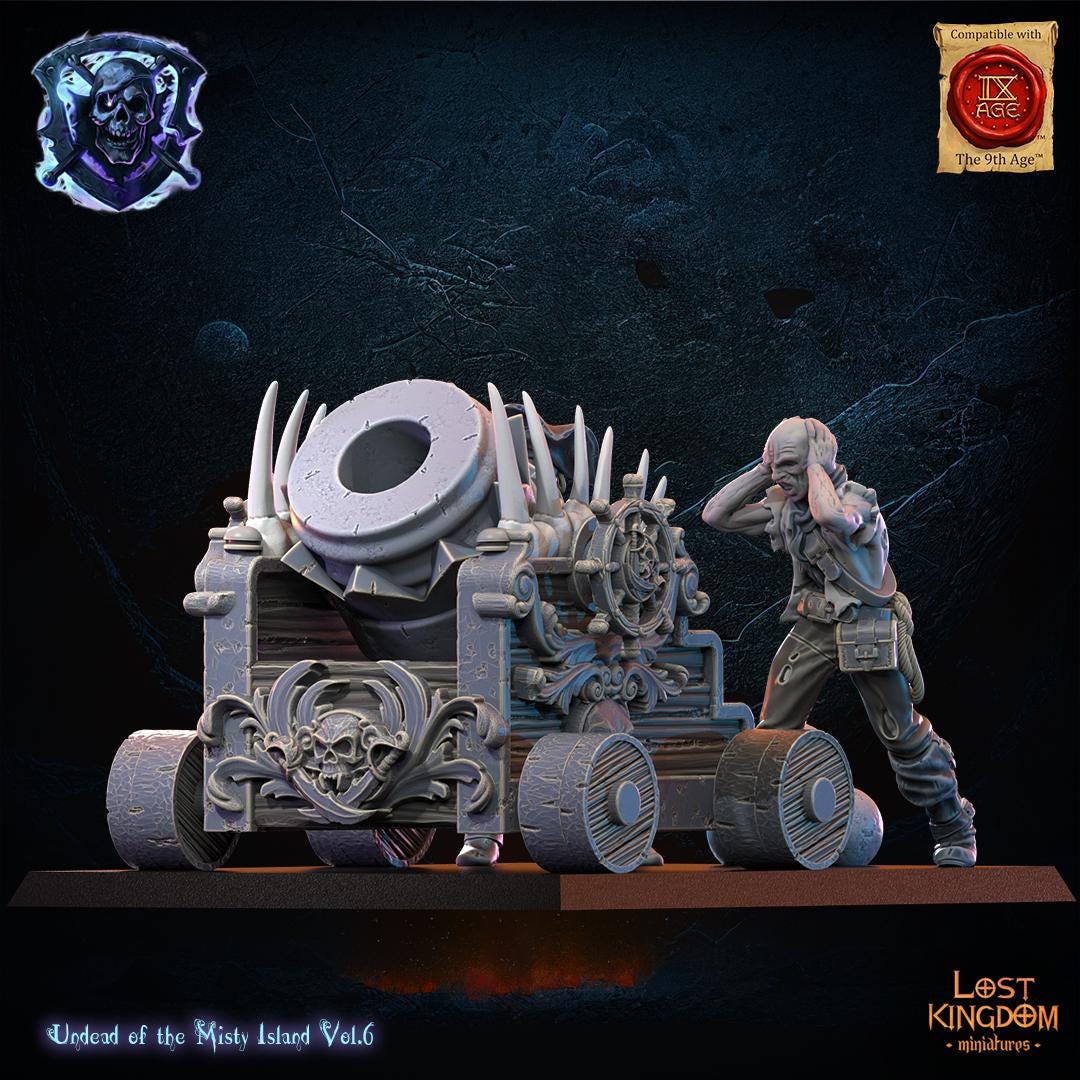 Abyssal Mortar | Undead of Misty Island | Lost Kingdom Miniatures - Etsy