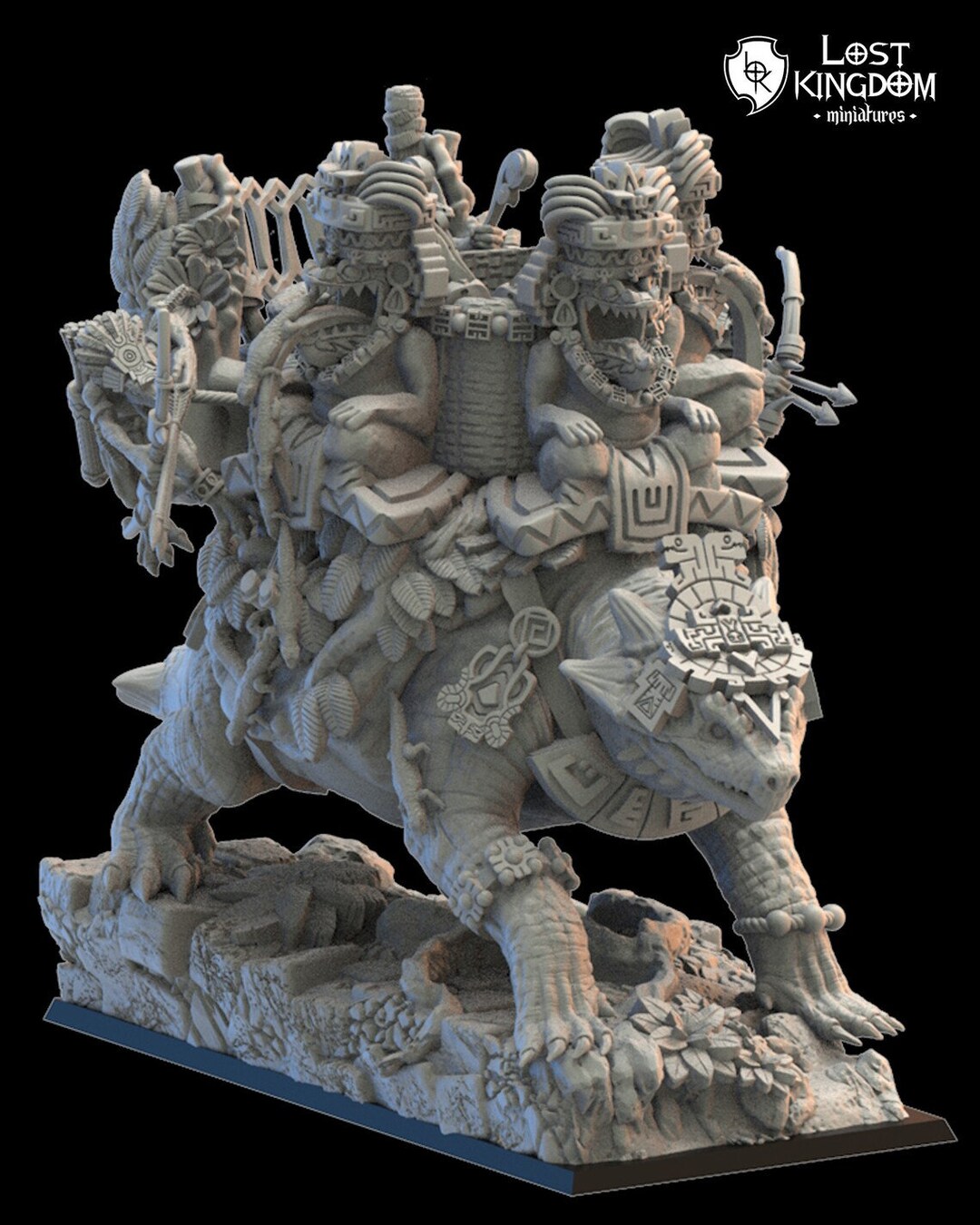 Ayokalotl With Tekuetl Swarm | Saurian Ancients | Lost Kingdom ...