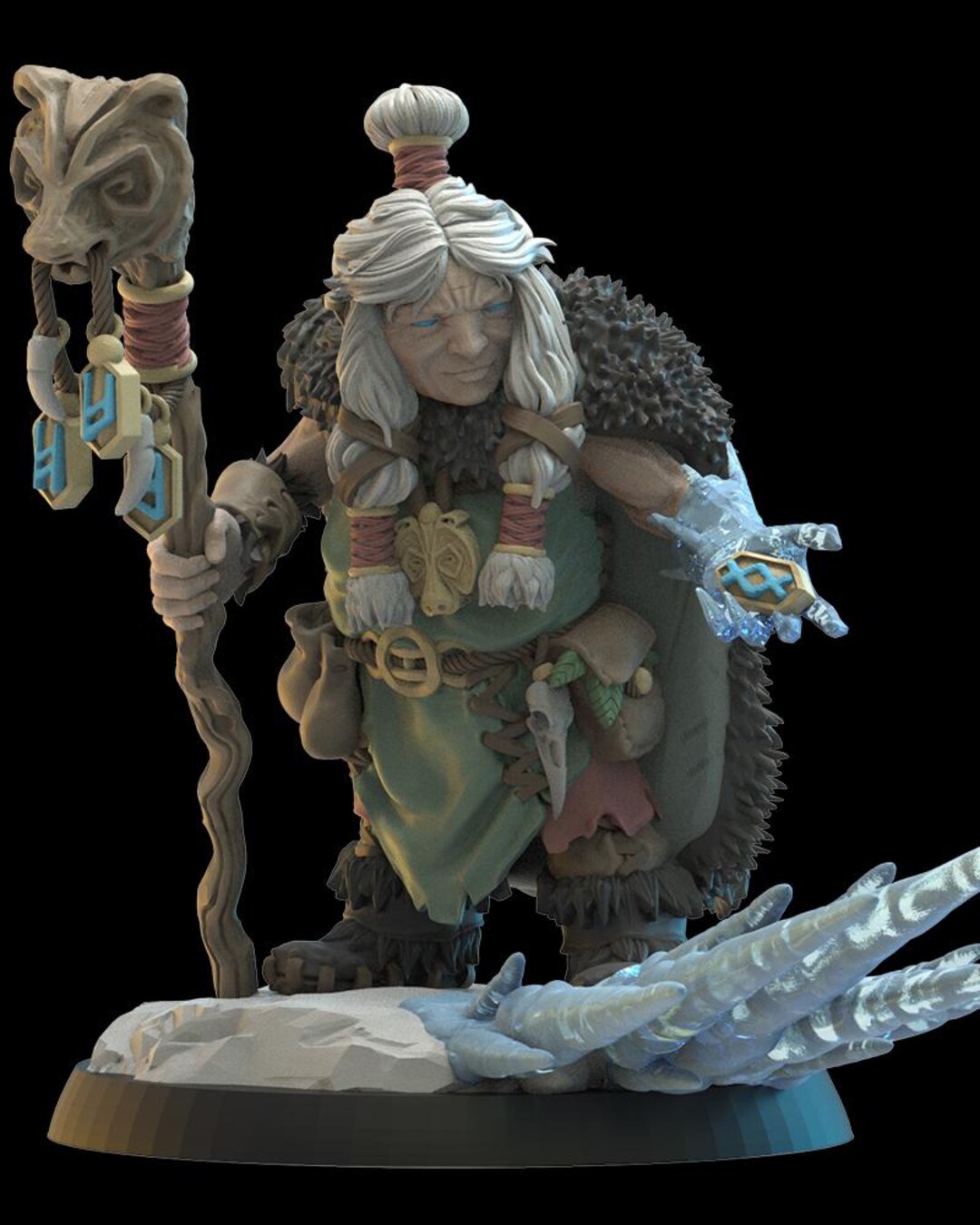 Nanna, the Runemaster | Niavellir Dwarves | Lost Kingdom Miniatures - Etsy