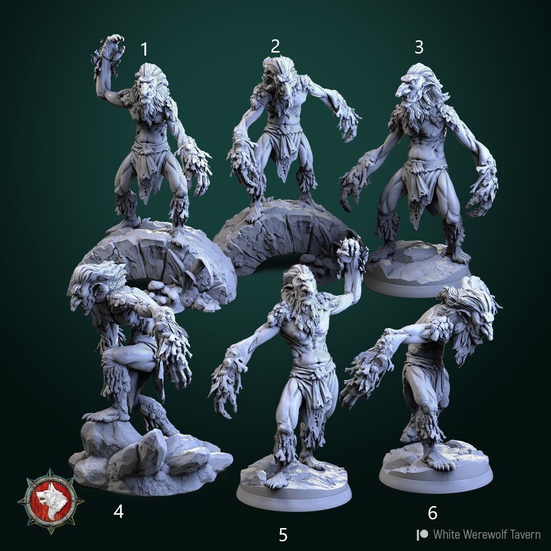 Trolls | Resin 3D Printed Miniature | White Werewolf Tavern - Etsy
