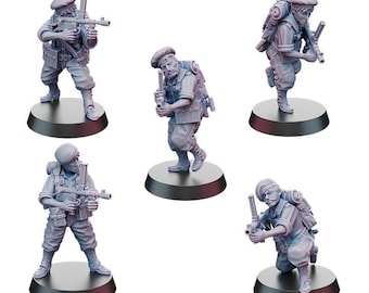 WW2 Pacific, Australian Commandos SMG Unit Wargames and Collectors 28mm ...