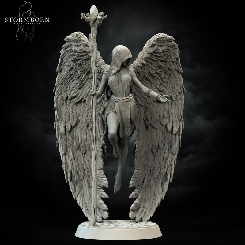 3d Miniature 75mm Angel - Etsy