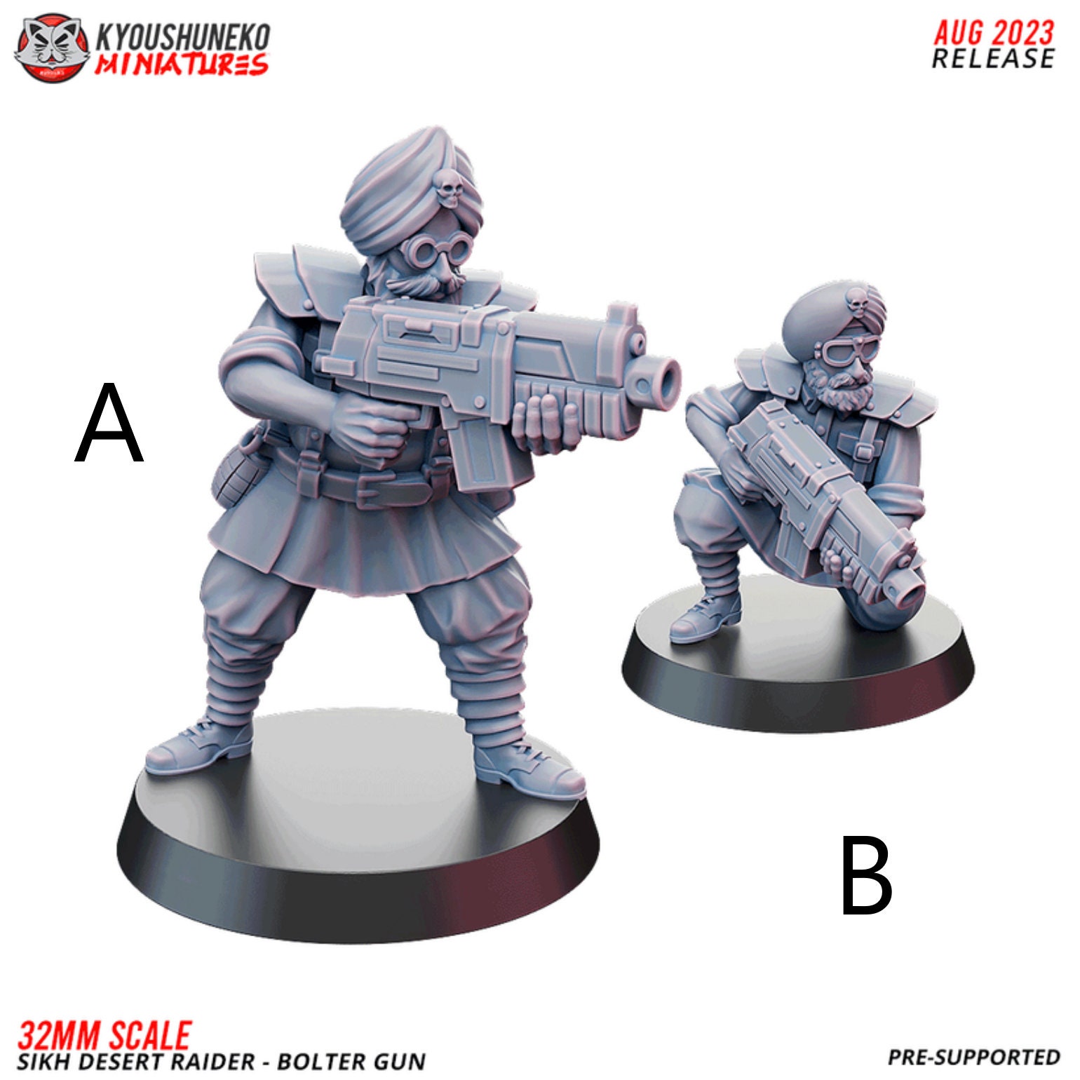 Sikh Infantry Bolt Gun Sikh Desert Raiders Grimdark - Etsy