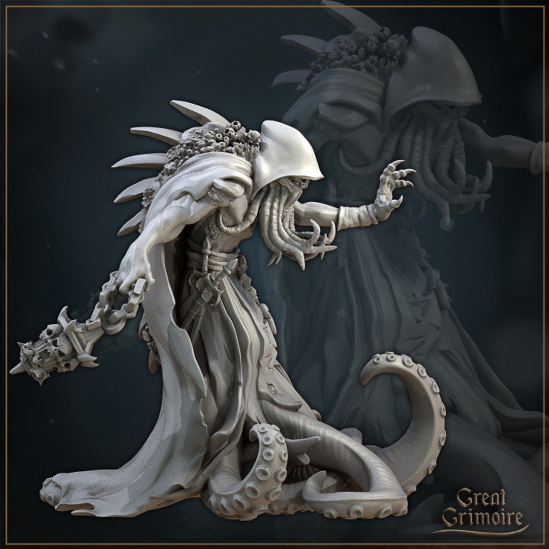 Abyssal Shaman | Wicked Hills | Resin 3D Printed Miniature | DND - Etsy