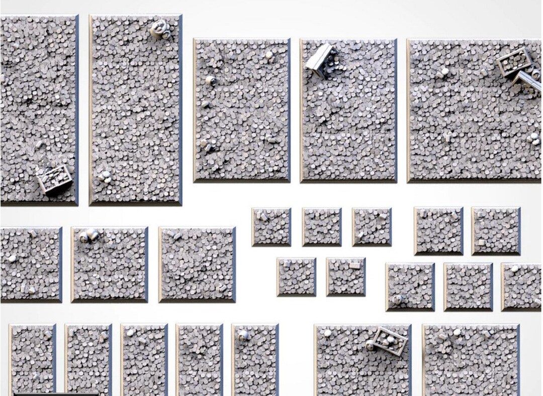 Treasure Bases (square) | 4K Resin | Txarli Factory - Etsy