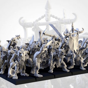 Gnoblars | Goblin Scraplings | Modular Kit | Northern Ogres | Resin 3D ...