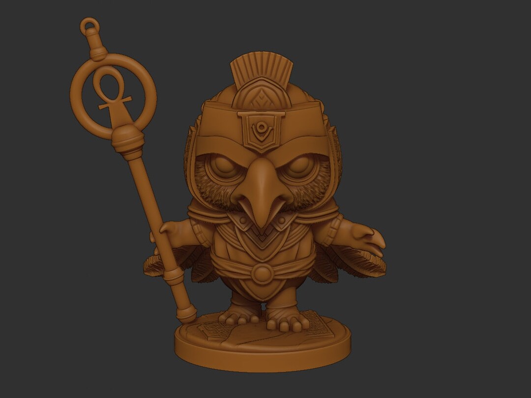 Chibi Horus | Egyptian Gods | Multiple Scales | Resin 3D Printed ...